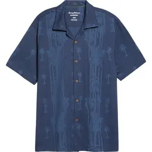 Tommy Bahama Palm Fresco Islandzone® Camp Shirt - Blue Note