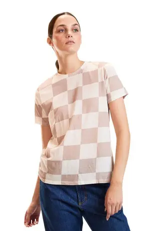 Cynthia Rowley Checkerboard Tee