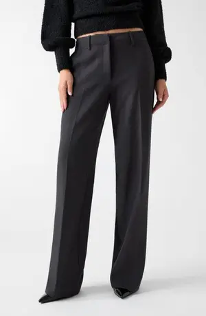 Guess New Joandra Perfect Relaxed Pants - Grey Light