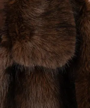 Echo Blair Novelty Faux Fur Jacket