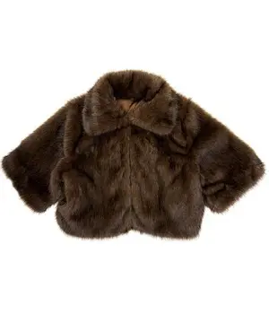 Echo Blair Novelty Faux Fur Jacket
