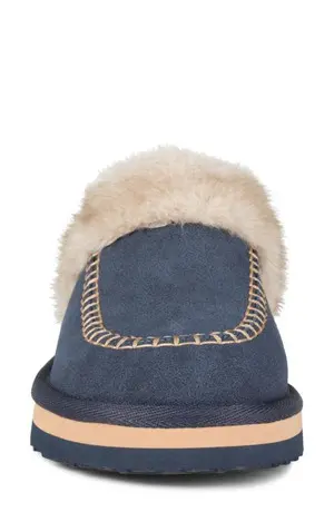 BARETRAPS Justina Clog Slipper - Navy