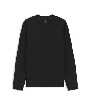 BOSS Porsche X Sweatshirt With Pasha Check Jacquard - Black