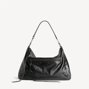 Balenciaga Le City Moto Bag Large - Black