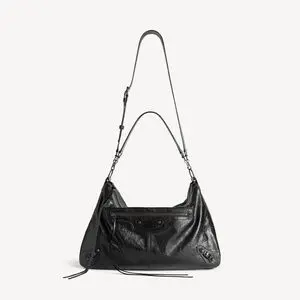 Balenciaga Le City Moto Bag Large - Black