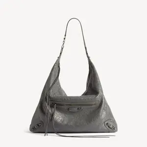Balenciaga Le City Hobo Bag Large - Grey