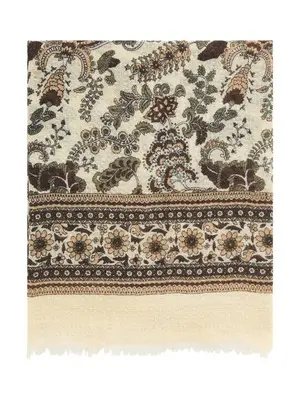 Gerard Darel Sandie Printed Scarf - Natural