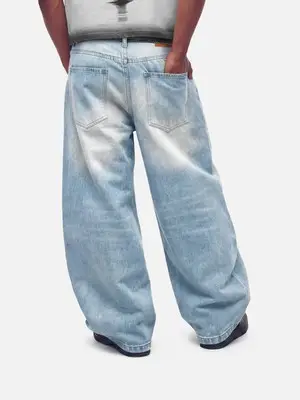 AELFRIC EDEN Seam Panel Baggy Barrel Jeans