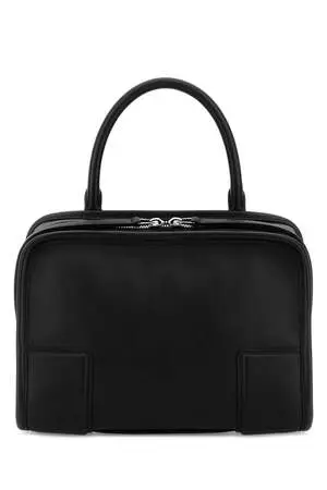 Loewe Loewe Women Black Leather Small Amazona Handbag Black