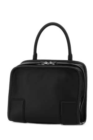 Loewe Leather Small Amazona Handbag - Black