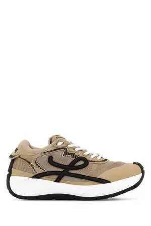 Loewe Beige Polo Sneakers - Brown