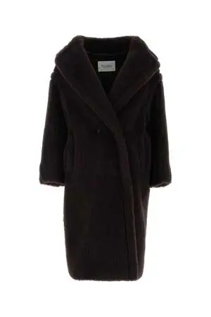 Max Mara Dark Teddy Tedgirl Coat - Brown