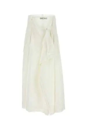 Carven Viscosa Skirt - White