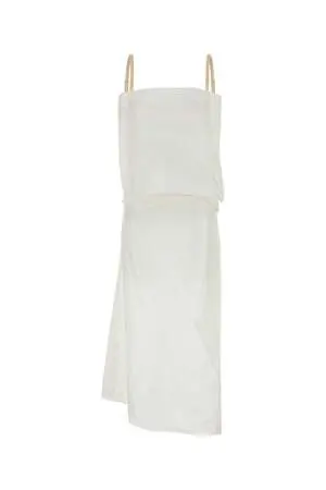 Carven Silk Dress - White
