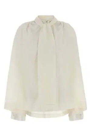 Carven Silk Blouse - White