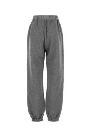 Carven Dark Grey Nylon Blend Joggers - Gray