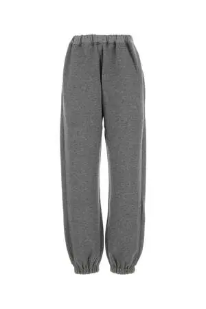 Carven Dark Grey Nylon Blend Joggers - Gray