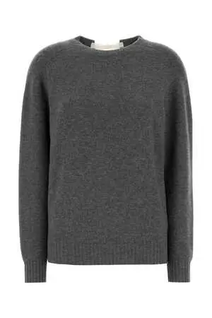 Carven Dark Grey Cashmere Sweater - Gray