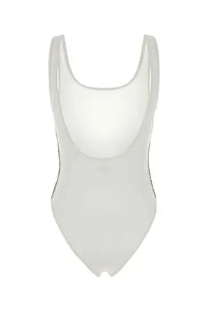 Burberry Stretch Nylon Swimsuit - White