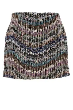 Missoni Embroidered Boucle Mini Skirt