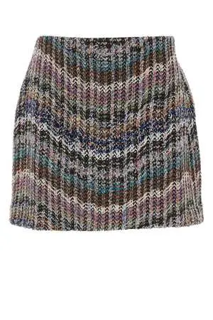 Missoni Embroidered Boucle Mini Skirt - Multicolor