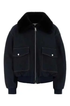 Givenchy Denim Padded Jacket - Blue