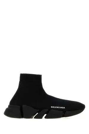 Balenciaga Stretch Nylon Speed 2.0 Sneakers - Black