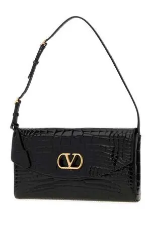 Valentino Garavani Leather Devain Shoulder Bag