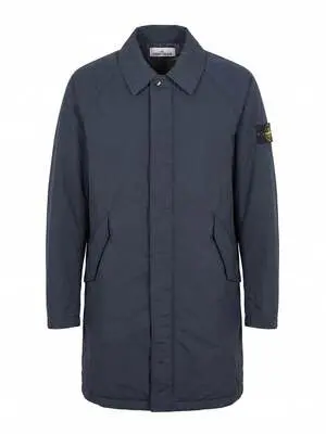 Stone Island Micro Twill Long Coat - Multicolor
