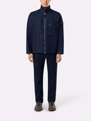 Stone Island Indigo Denim-rinsed` Shirts - Multicolor