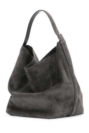 TOTEME Belted Suede Tote