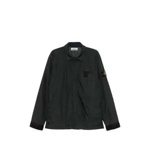 Stone Island Jackets Shirt Jackets - Black