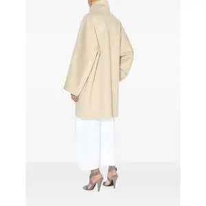 Alaïa Neutrals Coats Oversized Coats