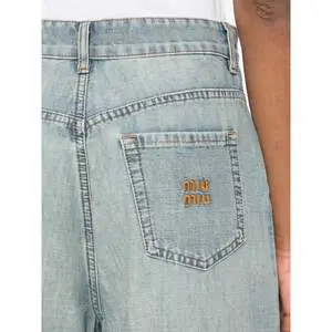 Miu Miu Denim Wide-leg Jeans