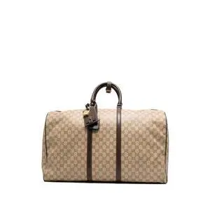 Gucci Neutrals Luggage & Holdalls - Cream