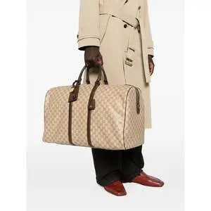Gucci Neutrals Luggage & Holdalls