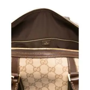 Gucci Neutrals Luggage & Holdalls