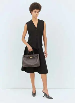 Bottega Veneta Medium Andiamo Handbag - Brown