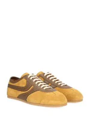 Dries Van Noten Suede Sneakers - Yellow