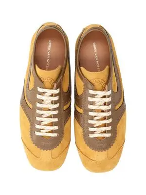 Dries Van Noten Suede Sneakers - Yellow