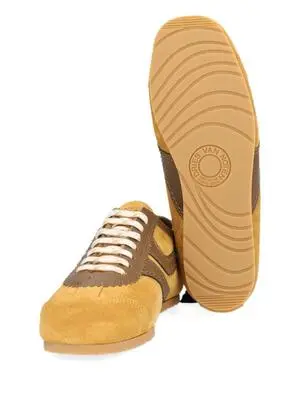 Dries Van Noten Suede Sneakers - Yellow