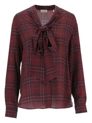 Burberry Crêpe De Chine Blouse - Multicolor