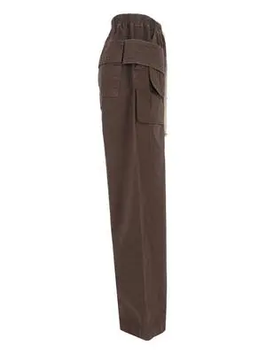 Rick Owens Cotton Twill Cargo Pants