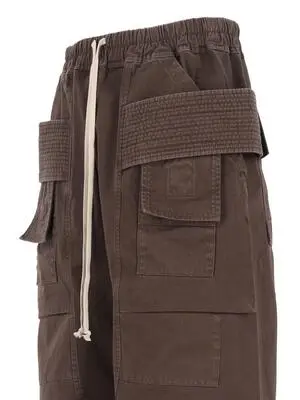 Rick Owens Cotton Twill Cargo Pants