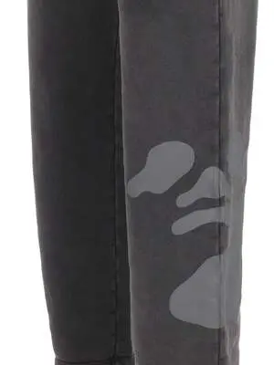 Off-White Swimming Face Sweatpants - Black