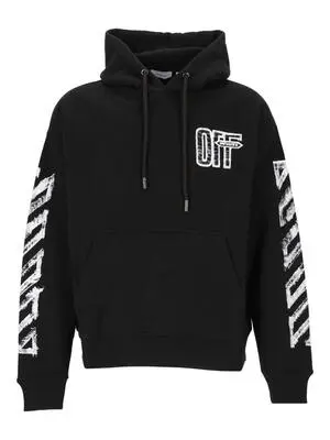 Off-White Motion Arrow Skate Hoodie - Black
