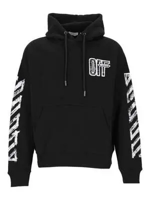 Off-White Motion Arrow Skate Hoodie - Black