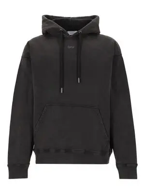 Off-White Swimming Face Hoodie - Black