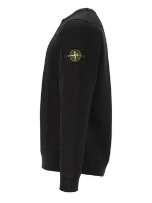 Stone Island Organic Cotton Crewneck Sweatshirt