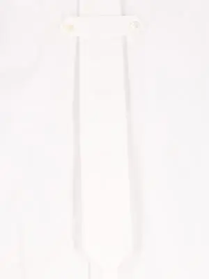 Dries Van Noten Poplin Shirt With Tie - White